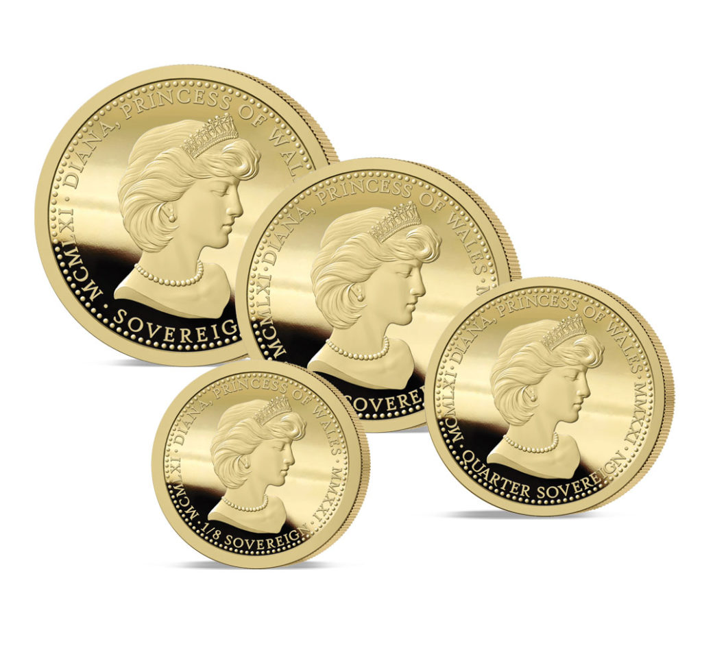 The 2021 Diana 60th Birthday Gold Sovereign Range Buy Back Offers