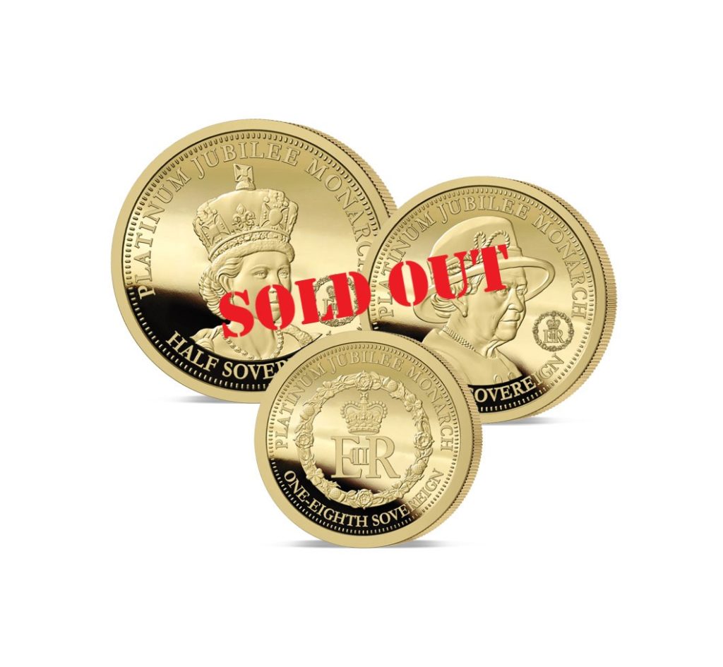 The 2022 Platinum Jubilee Monarch Platinum-Gold Fractional Sovereign ...