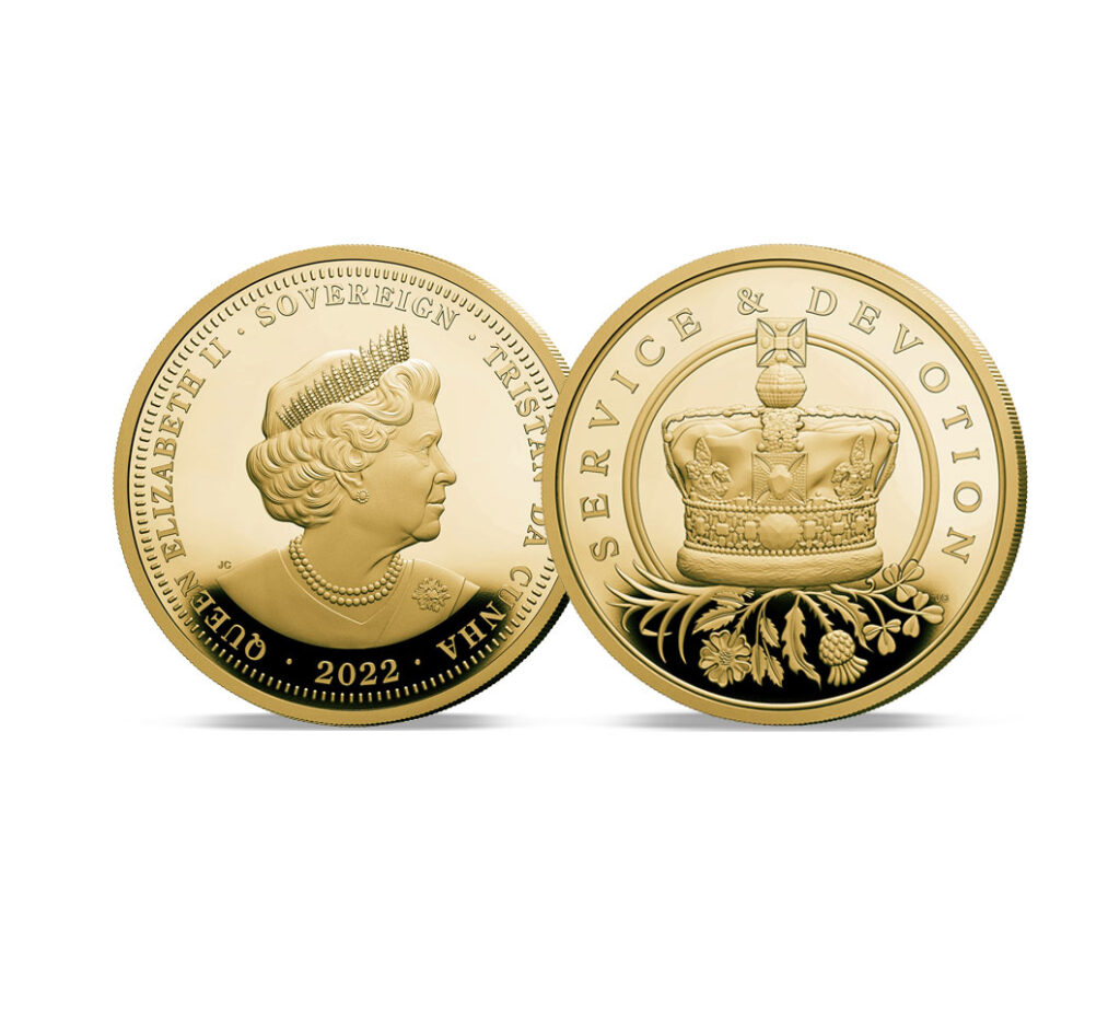 The 2022 Queen Elizabeth II Tribute Gold Sovereign - Hattons of London