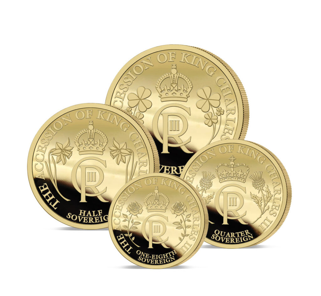The 2023 King Charles III Coronation Gold One Eighth Sovereign