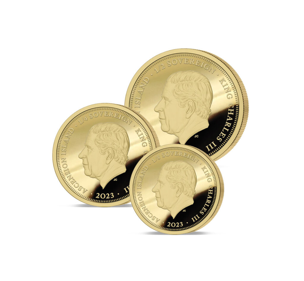 The 2023 King Charles III Coronation Gold One Eighth Sovereign