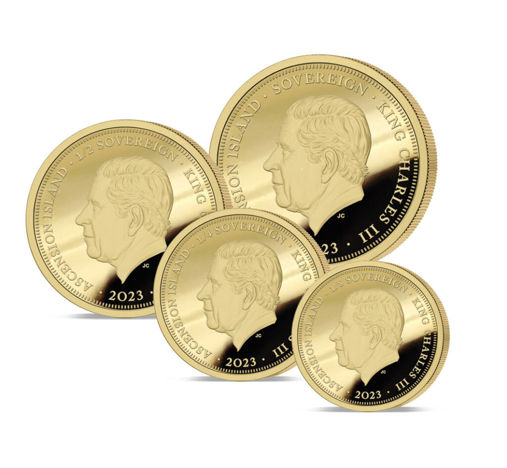 The 2023 King Charles III Coronation Gold One Eighth Sovereign