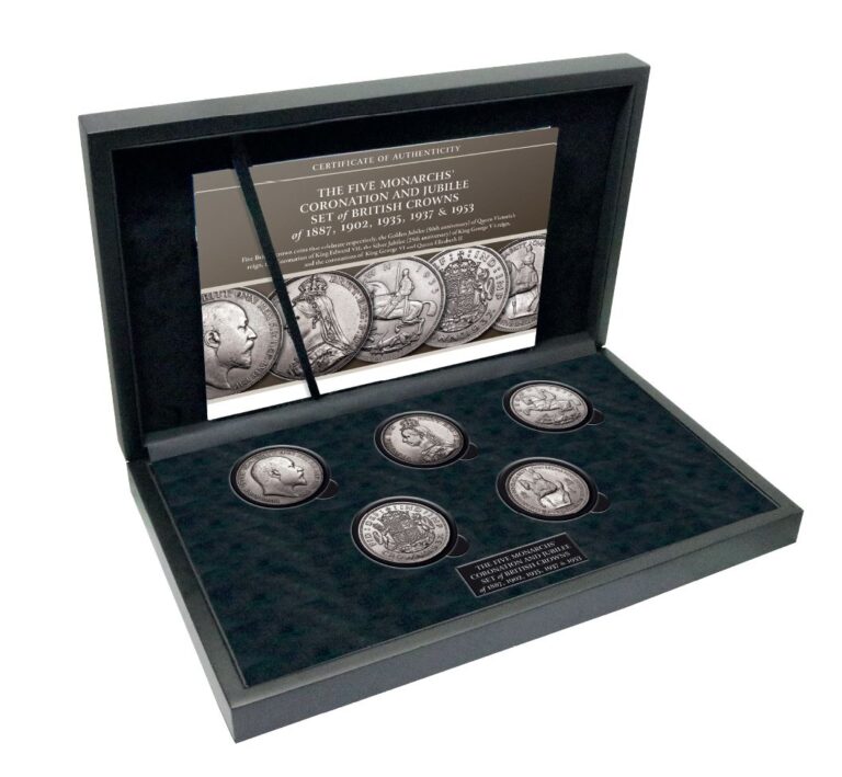 The Three Monarchs' Coronation and Jubilee Crown Set 1935-1953 ...