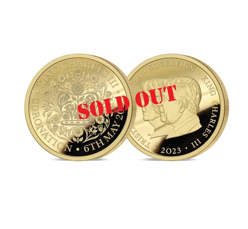 The 2023 King Charles III Coronation Double Portrait Gold One Eighth ...