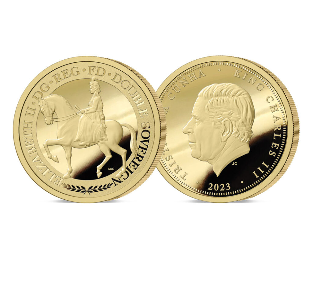 The 2023 King Charles III Coronation Double Portrait Gold Sovereign ...