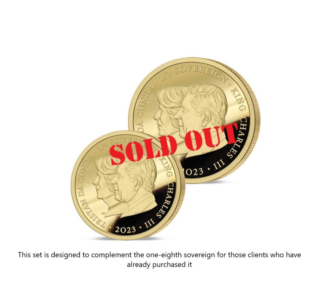 The 2023 King Charles III Coronation Double Portrait Gold One Eighth ...
