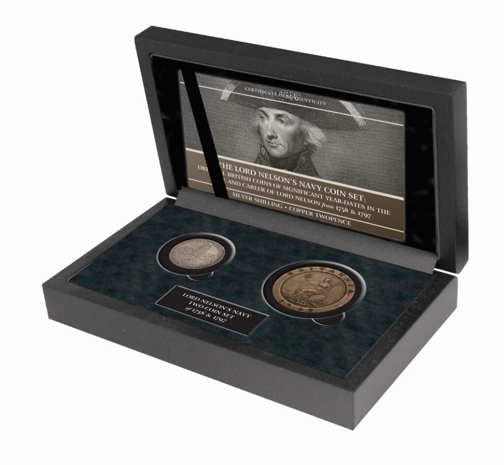 The Lord Nelson's Navy Coin Set (2 coins) - Hattons of London